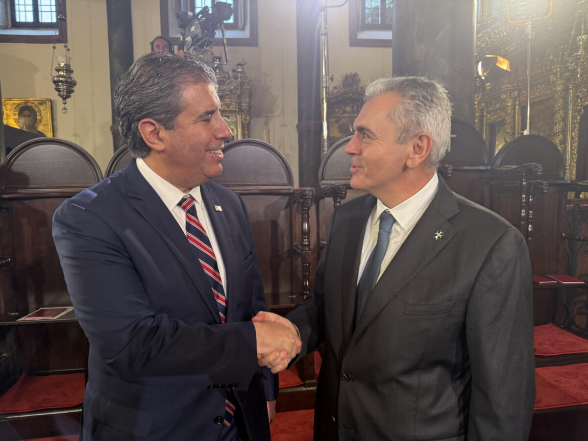 Ο Μάξιμος με τον υφυπουργό εξωτερικών ΗΠΑ στο Φανάρι - ΠΡΟΣΩΠΑ